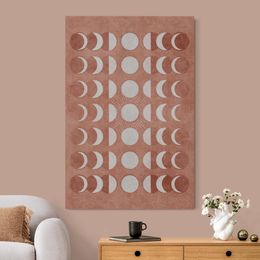 Akustikbild Boho Mondphasen