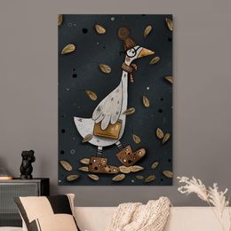 Akustikbild Ente im Herbst