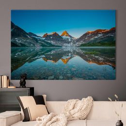 Akustikbild Berglandschaft am Lake Magog in Kanada