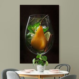 Akustikbild Aromen im Weinglas Birne