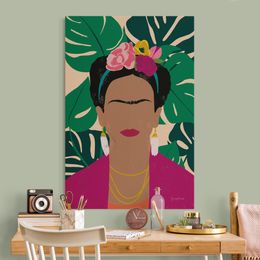 Akustikbild Frida tropische Collage