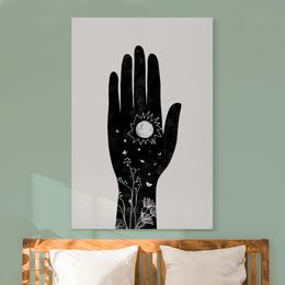 Akustikbild Hand mit Sonne