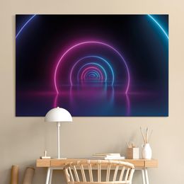 Akustikbild Dreidimensionale Neonb&ouml;gen