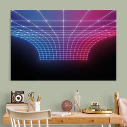 Akustikbild Dreidimensionales Neonlicht