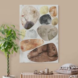Akustikbild Versteinertes Aquarell Mosaik