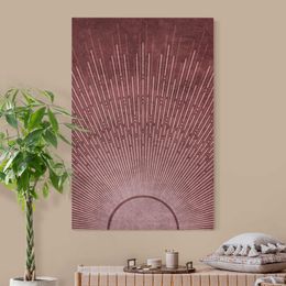 Akustikbild Boho Japan Sonne