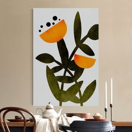 Akustikbild Bl&uuml;ten in Orange