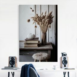 Bilderwelten Akustikbild Landhaus Stillleben