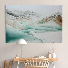 Bilderwelten Akustikbild Eisige Landschaft