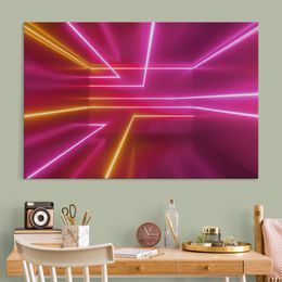 Akustikbild Pinke Neonstreifen
