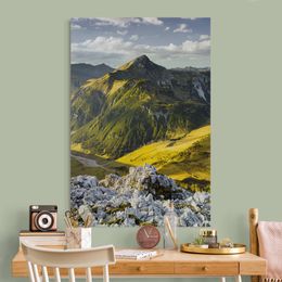 Akustikbild Berge und Tal der Lechtaler Alpen in Tirol