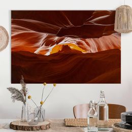Bilderwelten Akustikbild Blick in den Antelope Canyon