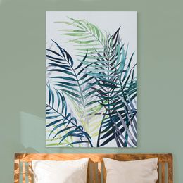 Akustikbild Exotisches Blattwerk - Palme
