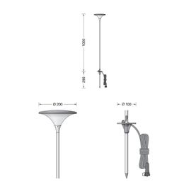 Bega 84890K3 Gartenleuchte Bega UniLink