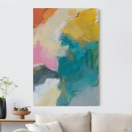 Bilderwelten Akustikbild originell bunt Abstrakt Schallschutzbild - Tagtr&auml;umer - Wandbild Wohnzimmer Schlafzimmer