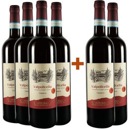 Corte Badin 4+2 Paket Valpolicella Classico Cuv&eacute;e 2025 Trocken - Venetien &ndash; Probierpaket DOC