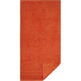 w&auml;schepur unisex Handtuch orange, Gr&ouml;&szlig;e 70x140 cm - Duschtuch