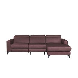 U.N.O uno Ecksofa mit Relaxfunktion Taku rot Ma&szlig;e (cm): B: 268 H: 81 T: 169.0 Sofas > Sofas nach Material > Ledersofas &raquo; Sofa DE
