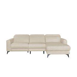 U.N.O uno Ecksofa mit Relaxfunktion Taku beige Ma&szlig;e (cm): B: 268 H: 81 T: 169.0 Sofas > Sofas nach Material > Ledersofas &raquo; Sofa DE
