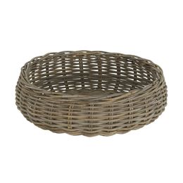 HOME STORY Rattankorb braun Rattan Ma&szlig;e (cm): H: 17 &Oslash;: 57.0 &raquo; M&ouml;bel Kraft