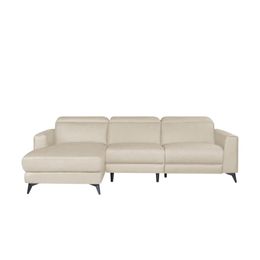 U.N.O uno Ecksofa mit Relaxfunktion Taku beige Ma&szlig;e (cm): B: 268 H: 81 T: 169.0 Sofas > Sofas nach Material > Ledersofas &raquo; Sofa DE