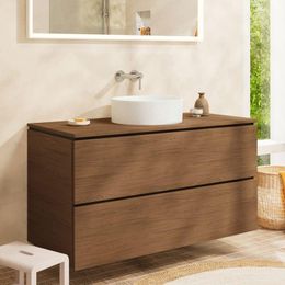 Hansgrohe LivaFine Schrank mit Waschtisch B: 118 T: 55 cm, 2 Ausz&uuml;ge, 60164450+54394550+54277550,