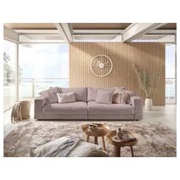 Big-Sofa Home Affaire "Enisa, bequeme, legere Polsterung B/T/H: 290/127/85 cm, Mega Sofa", rosa (altrosa), B:290cm H:85cm T:127cm, Cord (88% Polyester / 12% Polyacryl), Sofas, Big-Sofa, Zeitloses und stylisches Loungem&ouml;bel, in Fein- und Breitcord
