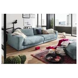 Big-Sofa Home Affaire "Enisa, bequeme, legere Polsterung B/T/H: 290/127/85 cm, Mega Sofa", blau (bleu), B:290cm H:85cm T:127cm, Cord (88% Polyester / 12% Polyacryl), Sofas, Big-Sofa, Zeitloses und stylisches Loungem&ouml;bel, in Fein- und Breitcord