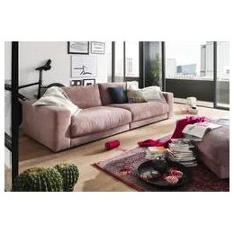 Big-Sofa Home Affaire "Enisa, bequeme, legere Polsterung B/T/H: 290/127/85 cm, Mega Sofa", rosa (ros&eacute;), B:290cm H:85cm T:127cm, Cord (88% Polyester / 12% Polyacryl), Sofas, Big-Sofa, Zeitloses und stylisches Loungem&ouml;bel, in Fein- und Breitcord