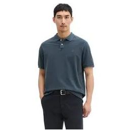 Marc O'Polo Poloshirt MARC O'POLO "aus Bio-Baumwolle", Herren, Gr. L, blau (navy teal), Obermaterial: 100% Baumwolle, unifarben, regular fit, Strickb&uuml;ndchen, Shirts