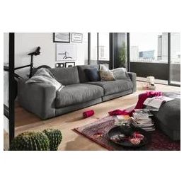 Big-Sofa Home Affaire "Enisa, bequeme, legere Polsterung B/T/H: 290/127/85 cm, Mega Sofa", grau (dunkelgrau), B:290cm H:85cm T:127cm, Cord (88% Polyester / 12% Polyacryl), Sofas, Big-Sofa, Zeitloses und stylisches Loungem&ouml;bel, in Fein- und Breitcord