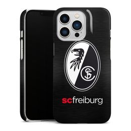 DeinDesign iPhone 13 Pro Handy Premium Case Smartphone Handyh&uuml;lle Schutzh&uuml;lle gl&auml;nzend Scratch Official Licensed Product Sc Freiburg Premium Case