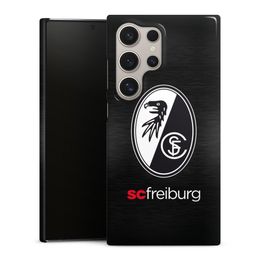 DeinDesign Galaxy S24 Ultra Handy Premium Case Smartphone Handyh&uuml;lle Schutzh&uuml;lle gl&auml;nzend Scratch Official Licensed Product Sc Freiburg Premium Case