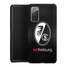 DeinDesign Galaxy S20 FE Handy Panzer Handyh&uuml;lle robuste Outdoor H&uuml;lle Schutzh&uuml;lle matt Scratch Sc Freiburg Official Licensed Product Tough Case