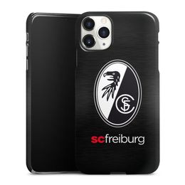DeinDesign iPhone 11 Pro Max Handy Premium Case Smartphone Handyh&uuml;lle Schutzh&uuml;lle gl&auml;nzend Scratch Sc Freiburg Official Licensed Product Premium Case