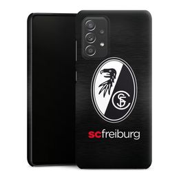 DeinDesign Galaxy A52s 5G Handy Premium Case Smartphone Handyh&uuml;lle Schutzh&uuml;lle matt Scratch Official Licensed Product Sc Freiburg Premium Case