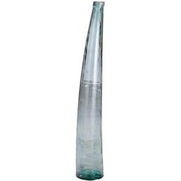 Bodenvase Gilde "Bodenvase Bleu", blau, B:20cm H:120cm T:20cm &Oslash;:20cm, Glas, Vasen