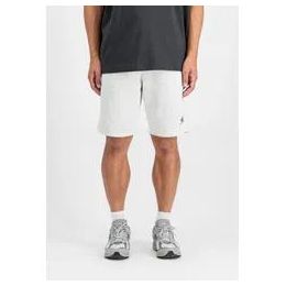 Shorts Alpha Industries "Basic Short SL II", Herren, Gr. M, Normalgr&ouml;&szlig;en, grau (pastel grau melange), Obermaterial: 80% Baumwolle, 20% Polyester, Hosen Shorts