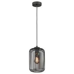 Sch&ouml;ner Wohnen Deckenleuchte "Cage", beige (sandschwarz), 1, &Oslash; 16cm H: 150cm, 1 Stk., SCH&Ouml;NER WOHNEN-KOLLEKTION, Leuchten, 1x E27 max. 40 Watt, ohne Leuchtmittel, Pendellampe