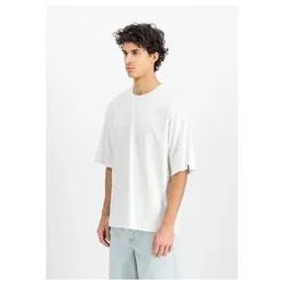 T-Shirt Alpha Industries "Studio Edition T-Shirt", Herren, Gr. S, wei&szlig;, Obermaterial: 100% Baumwolle, Shirts T-Shirt