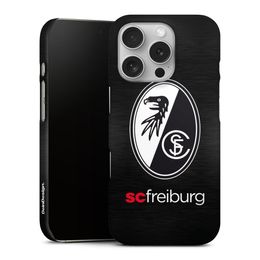 DeinDesign iPhone 16 Pro Handy Premium Case Smartphone Handyh&uuml;lle Schutzh&uuml;lle matt Scratch Official Licensed Product Sc Freiburg Premium Case