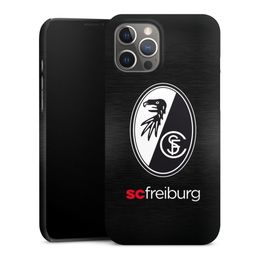 DeinDesign iPhone 12 Pro Max Handy Premium Case Smartphone Handyh&uuml;lle Schutzh&uuml;lle matt Scratch Official Licensed Product Sc Freiburg Premium Case
