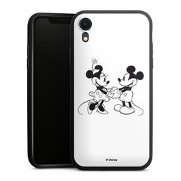 DeinDesign iPhone Xr Handy Premium Silikon H&uuml;lle Handyh&uuml;lle schwarz Case Valentine'S Day Disney Silikon Premium Case