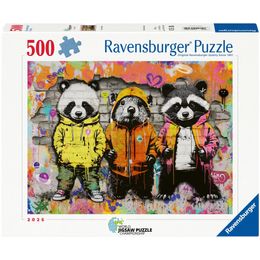 Puzzle Ravensburger "Flauschige Freunde", bunt, Puzzles, KinderB:49cm H:36cm, Pappe, Motiv, Made in Germany, B:49cm H:36cm