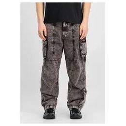 Cargohose Alpha Industries "Canvas Acid Pant", Damen, Gr. 36, Normalgr&ouml;&szlig;en, schwarz, Obermaterial: 100% Baumwolle, Hosen Cargohose