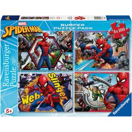 Puzzle Ravensburger "Spider-Man, Rettung in der Not", bunt, Puzzles, KinderB:36cm H:26cm, Pappe, Motiv, Made in Europe, B:36cm H:26cm