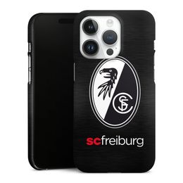 DeinDesign iPhone 14 Pro Handy Premium Case Smartphone Handyh&uuml;lle Schutzh&uuml;lle matt Scratch Official Licensed Product Sc Freiburg Premium Case