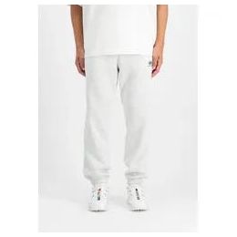 Jogginghose Alpha Industries "Basic Jogger SL II", Herren, Gr. XXL, Normalgr&ouml;&szlig;en, pastel grau melange, Obermaterial: 80% Baumwolle, 20% Polyester, Hosen Jogginghose