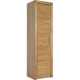 Aktenschrank VOGL M&Ouml;BELFABRIK "Toronto", beige (kernbuche), B:52cm H:189,5cm T:42cm, Holzwerkstoff, Massivholz, Schr&auml;nke, in 2 Breiten, teilmassiv, F&auml;cher f&uuml;r Aktenordner, Made in Germany