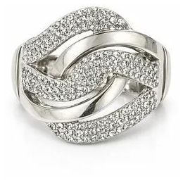 Fingerring "Paris", silber (silbern), Collezione Alessandro, Fingerringe, Damen, Messing, Fingerring